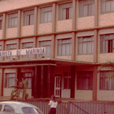 Fachada do Colégio Marista de Maringá - Década de 1970
