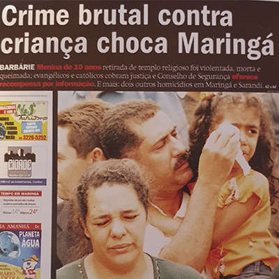O assassinato de Márcia Constantino - 2007